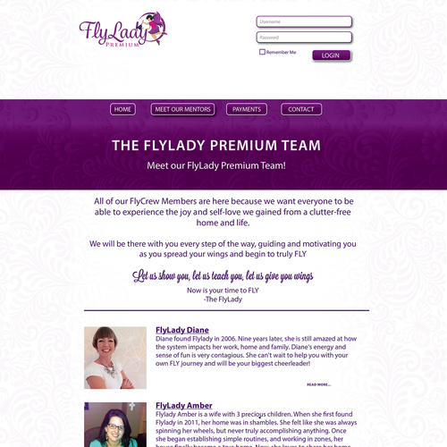 Design a new site for FlyLady Premium! (FlyLady helps 900,000 women ...