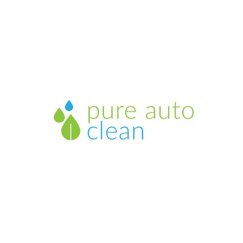 Create a logo for an Eco friendly car wash (uses 1 cup of water per ...