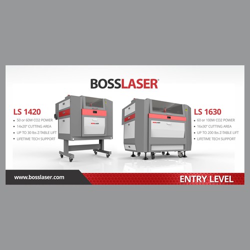 Design 4x8' Laser Machine Banners | Poster contest