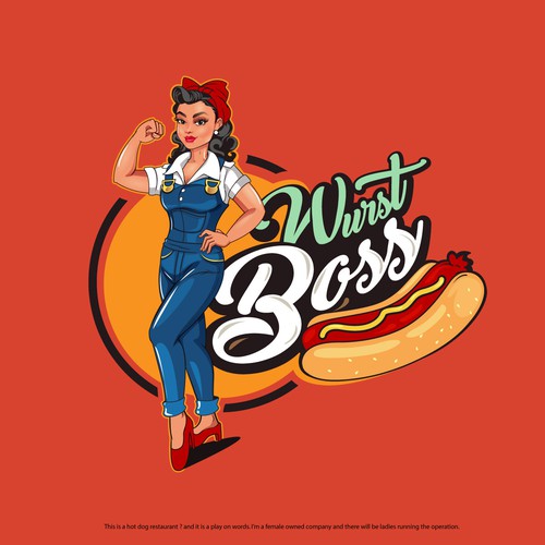 Designs | “Wurst Boss” - Hot dog 🌭 company logo needed, humor and ...