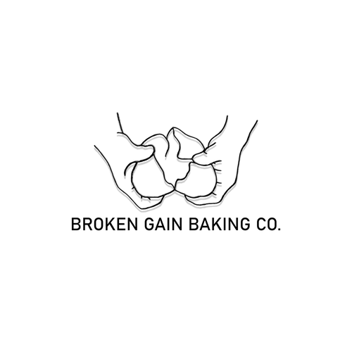 Designs | Minimalist Logo (hands holding bread) for Broken Grain Baking ...