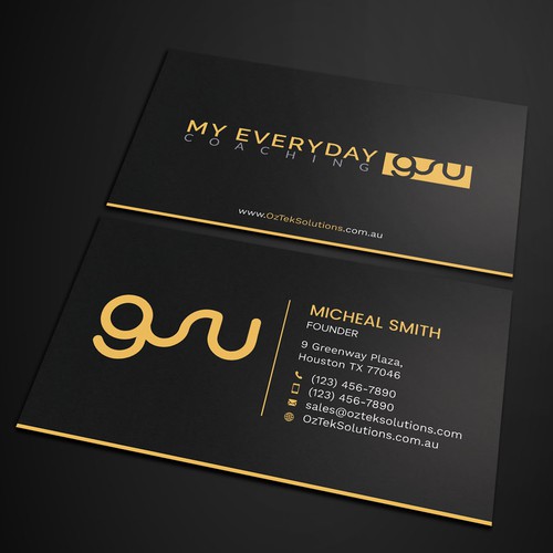 Create a card that shows the "Guru" in every geek! | Business card contest
