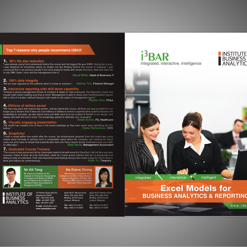 Designs | Institute of Business Analytics-i3BAR Course Brochure ...