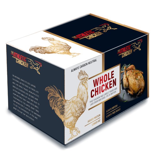 Designs | THE ATHLETIC CHICKEN - POWERFUL PACKAGING NEEDED! | Product ...