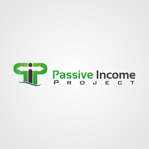 Passive Income Logo Hexagon Vintage Label Banner In Black Color With