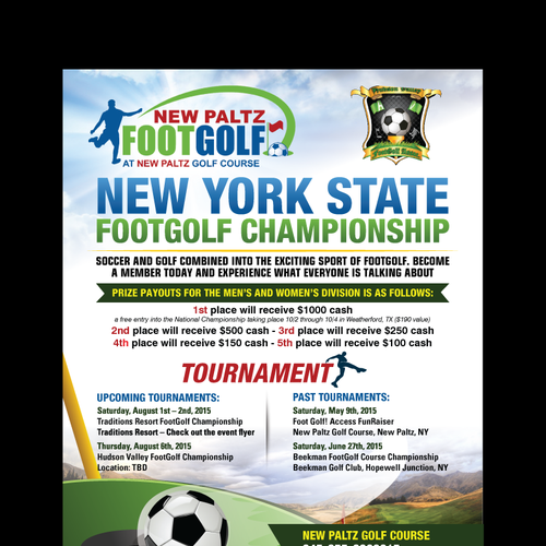 Need Flyer to promote FootGolf Tournament | Postcard, flyer or print ...
