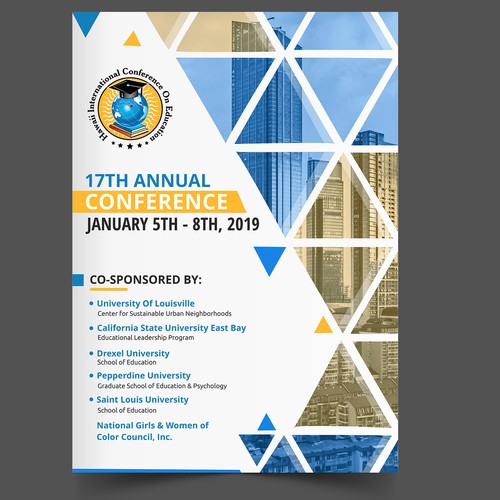 Create a Program Cover for a Conference in Hawaii | Postcard, flyer or ...