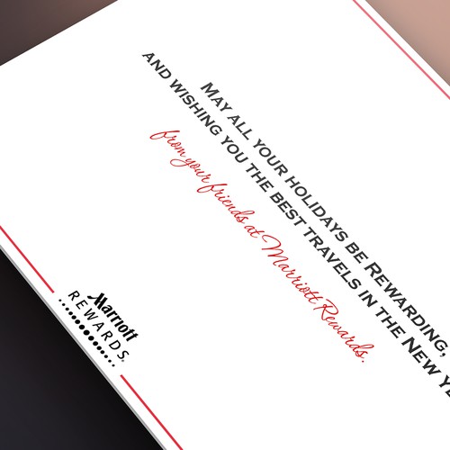 Holiday Greeting Card - Marriott Rewards | Card or invitation contest