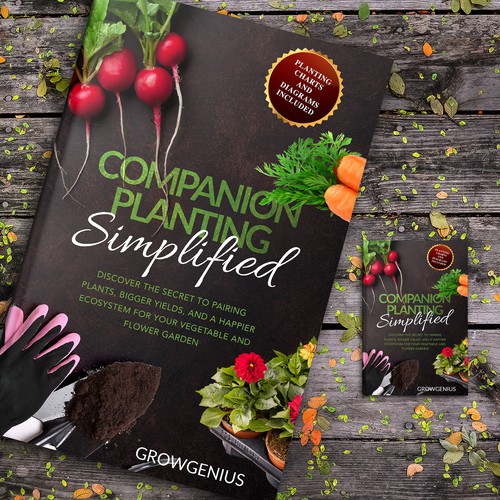 Designs | Companion planting book cover that grabs attention and ...