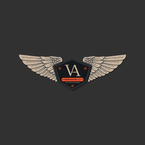 Vintage Aviation Logo for Vision Aviation LLC | Logo design contest