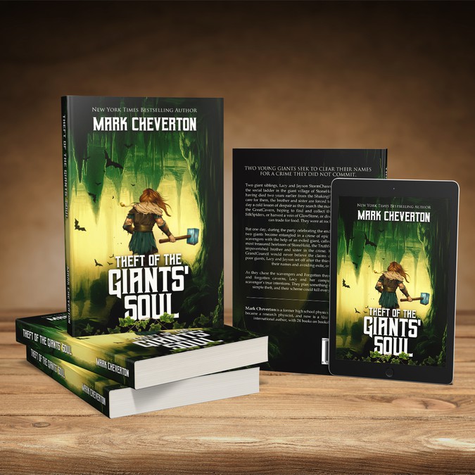 Book cover for my fantasy novel about Giants | Book cover contest