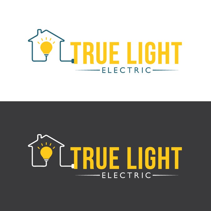 Design a clean and clever logo for True Light Electric | Logo design ...