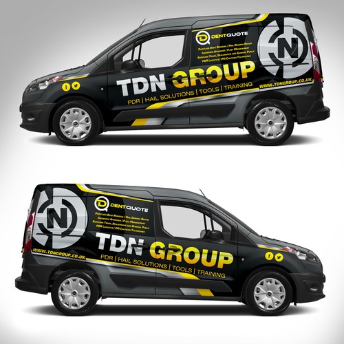 Vehicle Graphics for Ford Transit Connect | Voertuigwrap ontwerpwedstrijd