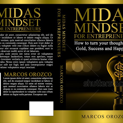 Designs | Golden Mindset | Book cover contest