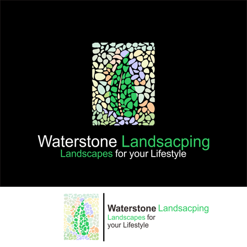 Cool landscape installation company for Waterstone Landscaping | Logo ...