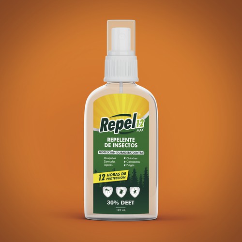 Designs | Repel 12 Max Etiqueta | Product label contest
