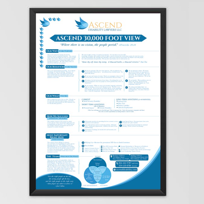 Law firm needs a killer vision/mission poster to bring humanity back ...