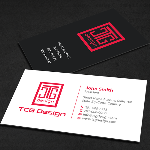 tcg design business card | Business card contest