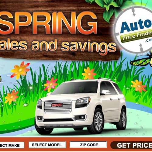 a Cool Automotive Company - Spring Banner needs a new banner ad ...