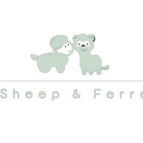 Logo design for Sheep & Ferret wedding company | Logo design contest