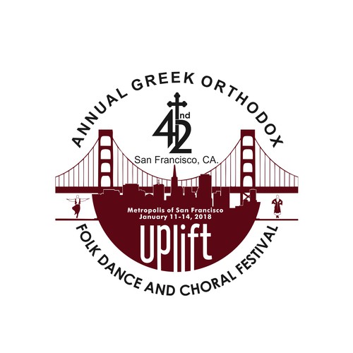Designs | Greek Folk Dance & Choral Festival 2018 - UPLIFT | Logo ...