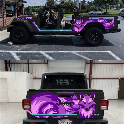 Designs | Foxy Jeep Gladiator Design | Car, truck or van wrap contest