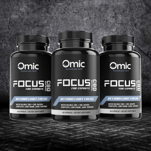 Designs | Video Gamer Supplement Label Design | Product label contest