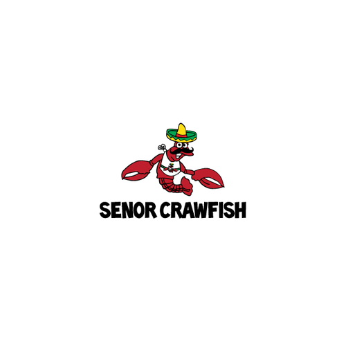 A RED crawfish in a sombrero | Logo design contest