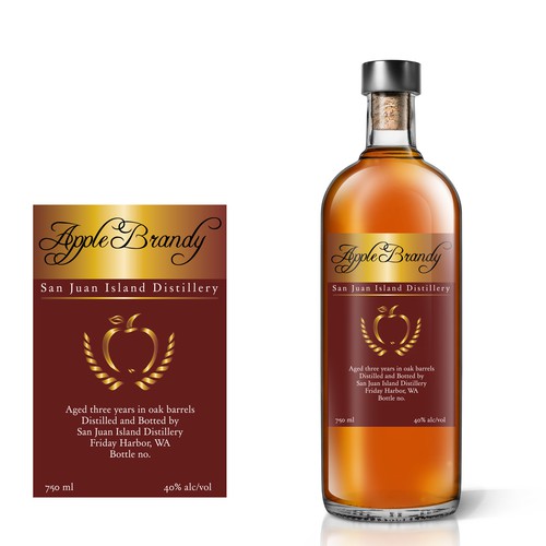 Best Apple Brandy in the U.S. | Product label contest