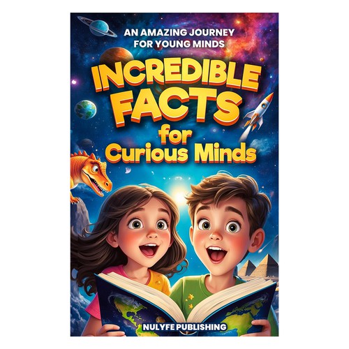 Designs | Design Our Fun and Engaging Book of Facts Cover for Kids Aged ...