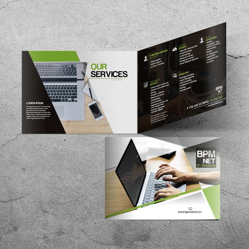 Folder for Managed IT / IT Services Company | Postcard, flyer or print ...
