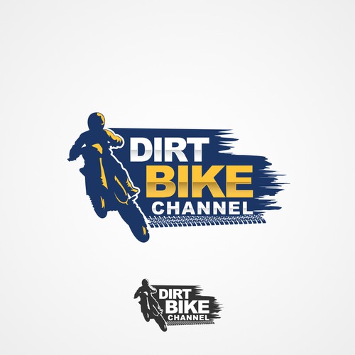 Create a logo for Dirt Bike Channel, one of the fastest growing ...