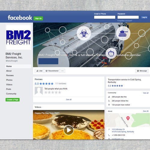 Transportation Logistics Company Searching For Facebook Cover Photo ...