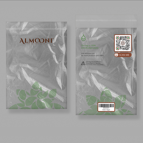 Designs | Design a simple yet elegant polybag packaging for our loofah ...