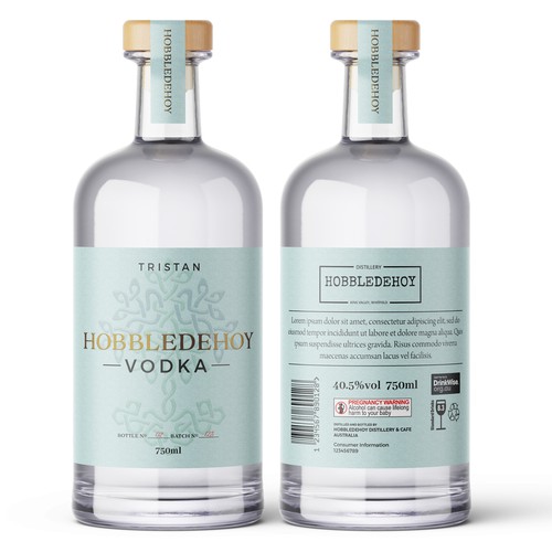 Designs | Design a label for our Vodka bottle for a small batch ...