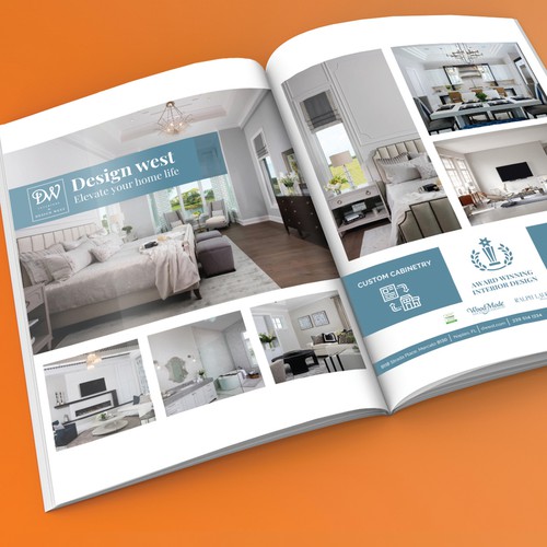 Interior Design Magazine Print Ad 2 Page Layout | Other business or ...