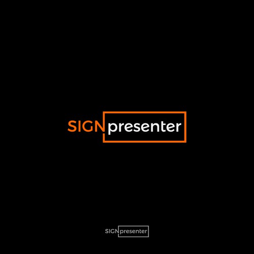 Logo for Digital Signage Software; SignPresenter | Logo design contest