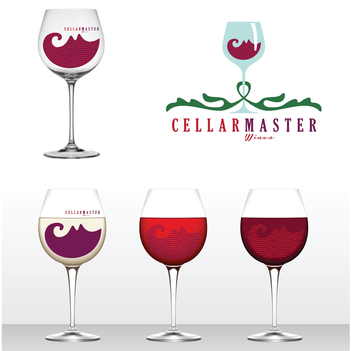 Wine Glass Logos - Free Wine Glass Logo Ideas, Design & Templates