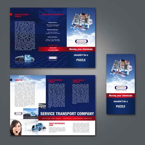 Trucking Co. Brochure Design | Brochure contest