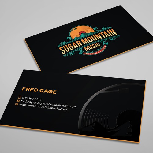Designs | Design an amazing business card for a new Record Label ...