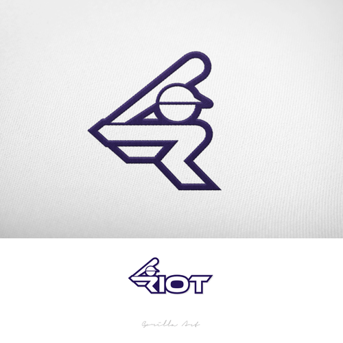 Designs | Riot Baseball Man | Logo design contest