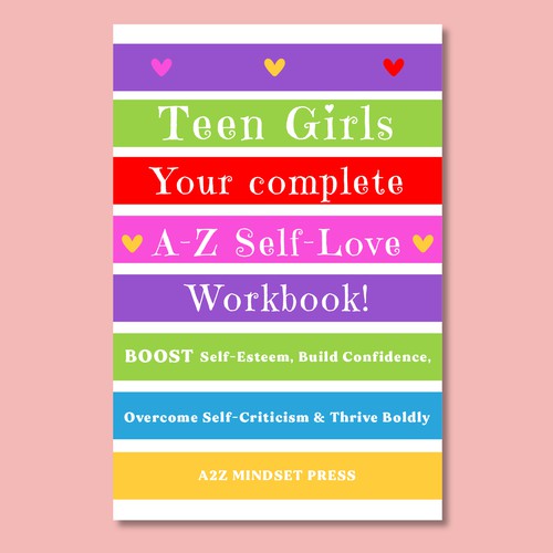Designs | Cool and modern book cover for Teen Girls workbook on Self ...