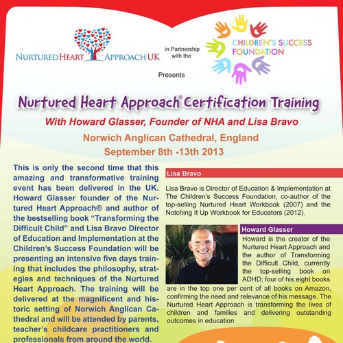 Help Nurtured Heart Approach UK with a new postcard or flyer | Postcard ...