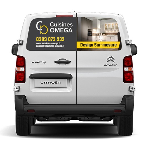 Original advertising design for kitchen company | Car, truck or van ...