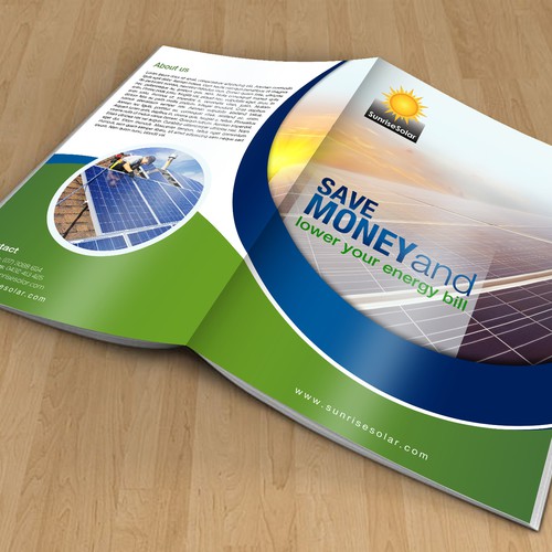 Create a solar energy brochure for Sunrise Solar | Brochure contest