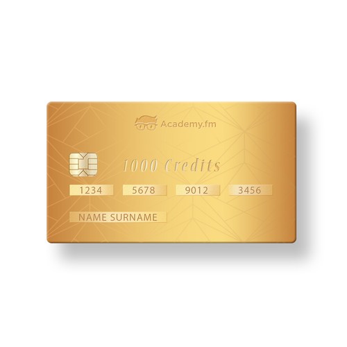 Create a Beautiful Golden "Credit" Card! | Product packaging contest