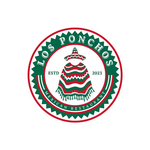 Designs | New Opening of Mexican Restaurant - Los Ponchos | Logo design ...