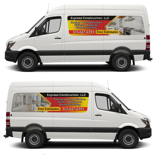 Designs | 2014 Sprinter Partial Wrap | Car, truck or van wrap contest