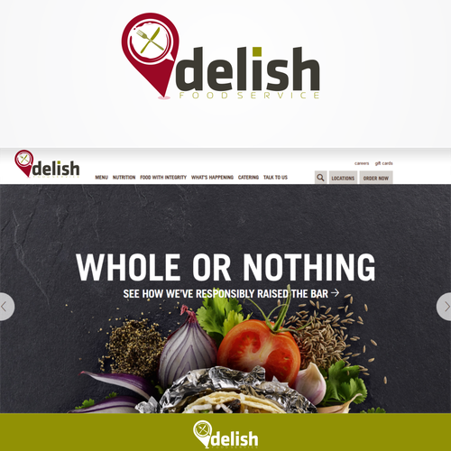 Logo contest for food service: Delish | Logo design contest
