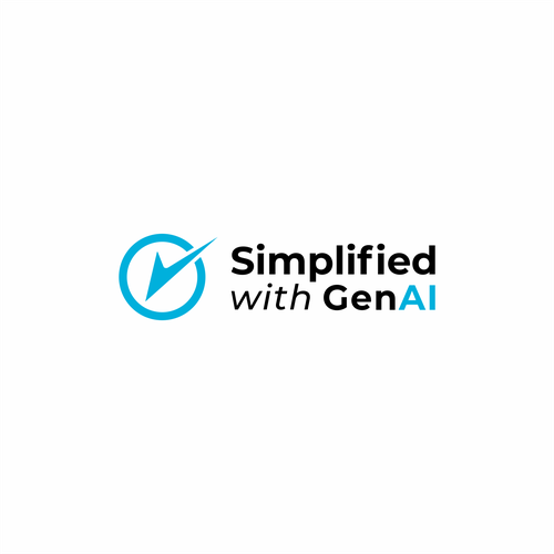 Designs | Minimalist logo with icon for GenAI Startup | Logo design contest